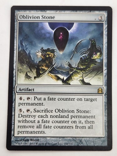 MTG Oblivion Stone - Commander 2011 Moderately played rare artifact | eBay
