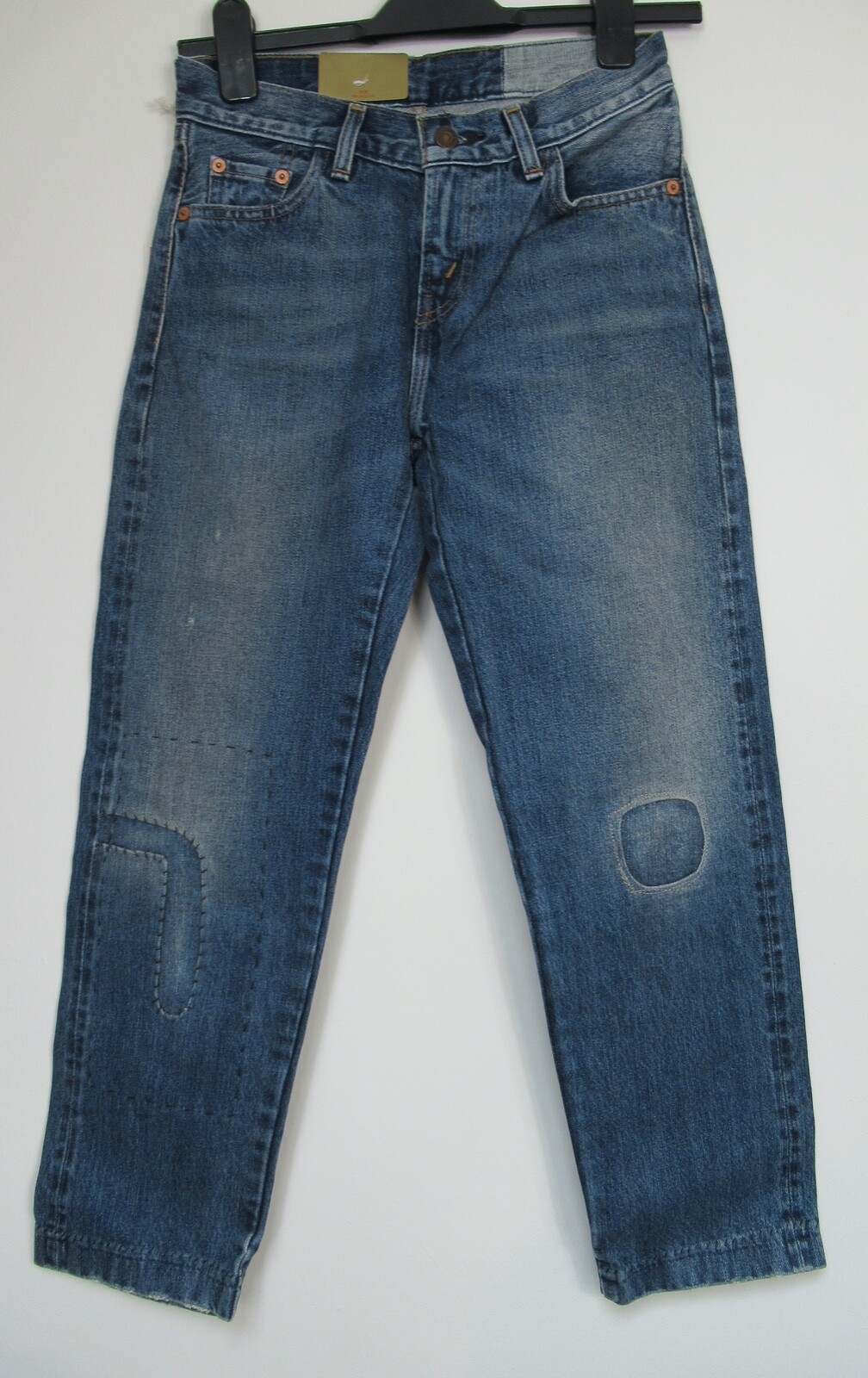 Levis 505-0217 LVC Women's Jeans Patched Big E Blue Denim Size 25 | eBay UK