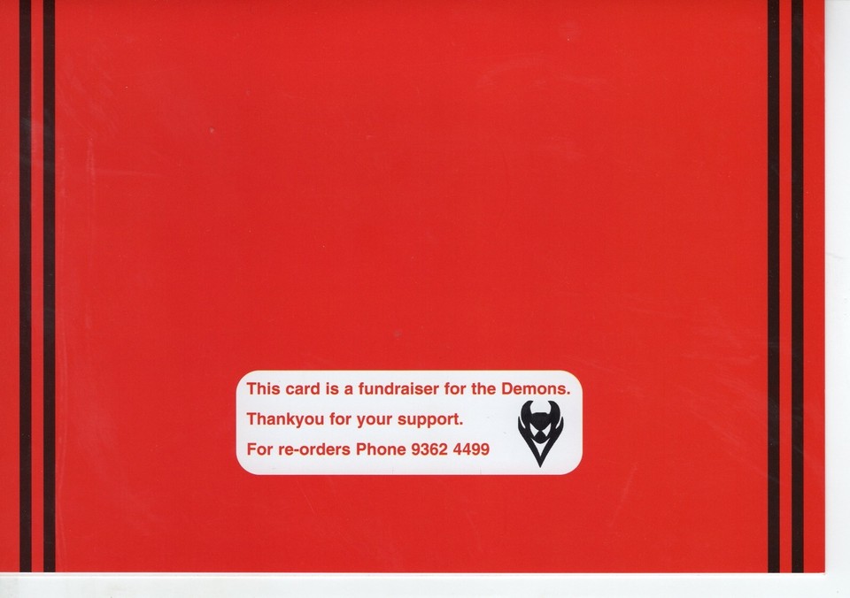 WAFL Inappropriate Birthday Card from Perth Demons sent to junior ...