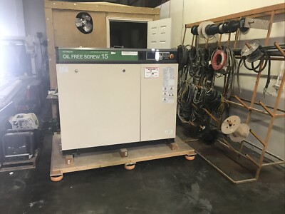 Hitachi Oil Free Screw Compressor DSP-15A6II-M100 | eBay
