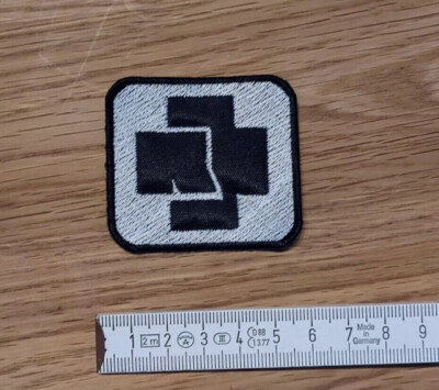 Rammstein - Logo Aufnäher / Patch - Heavy Metal Sammlung, Battle Jacket ...