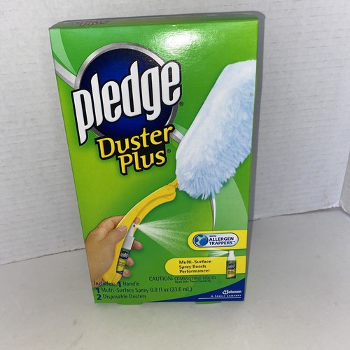PLEDGE DUSTER PLUS M1 Handle 2 Disposable Dusters 1 Multi-Surface Spray ...
