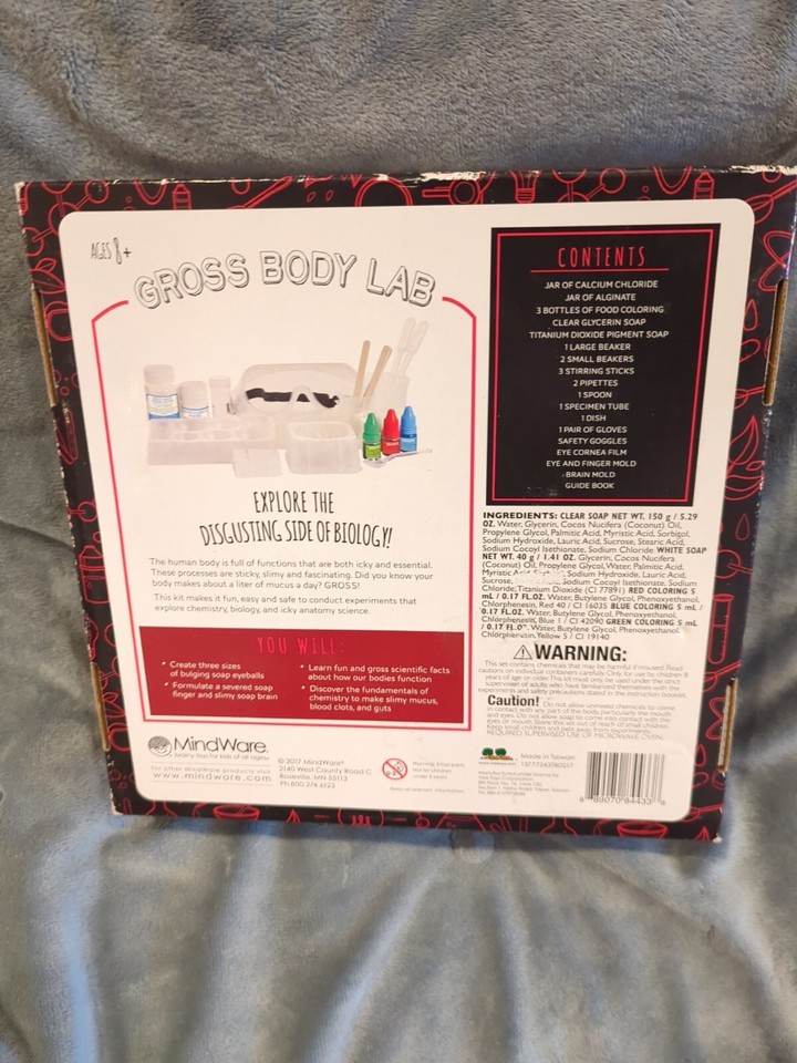 Gross Body Lab Science Academy / Science Toy / Slime / Human Body Toy ...