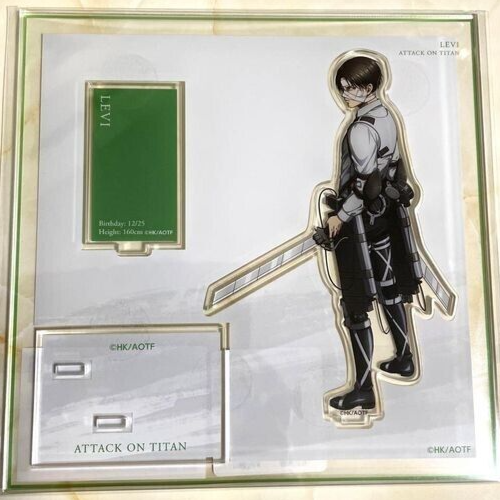 Attack On Titan Base Yard Tokyo Acrylic Stand Figure Levi Ackerman AOT ...