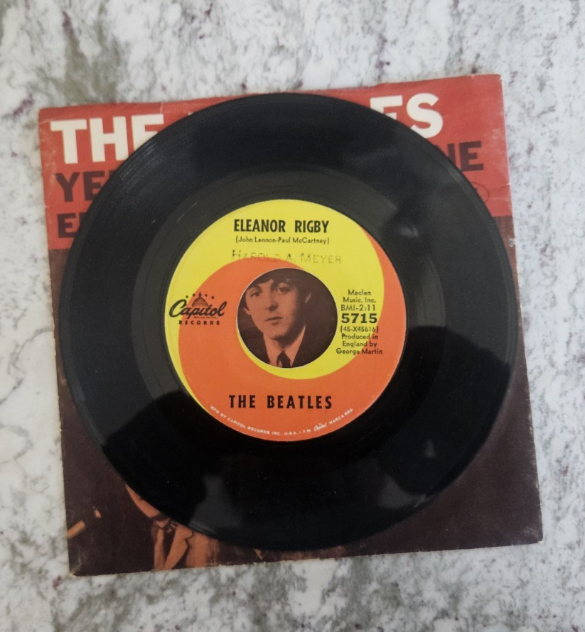 THE BEATLES - Yellow Submarine / Eleanor Rigby - Vinyl 45rpm 1966 ...