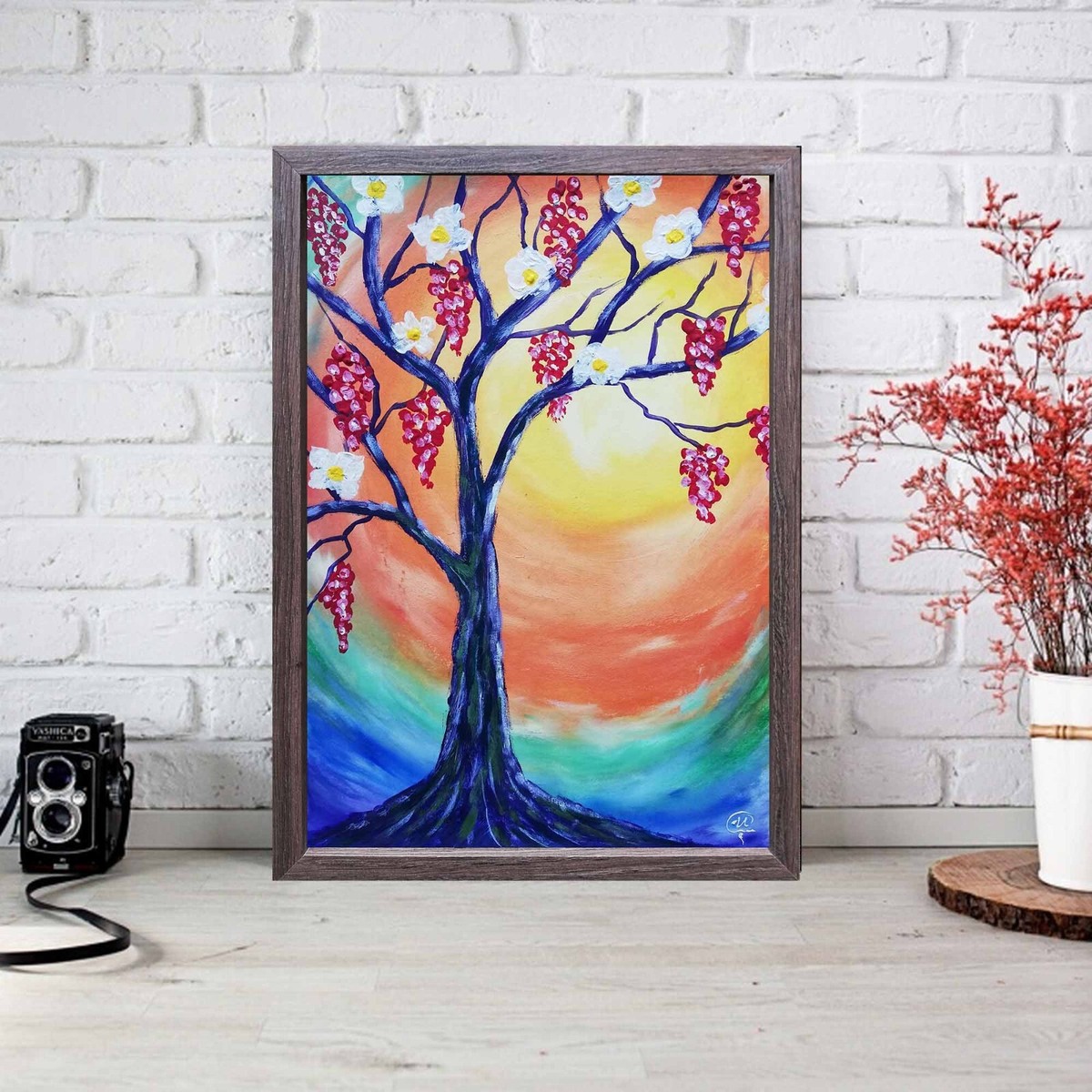 Simple Modern Art Tree