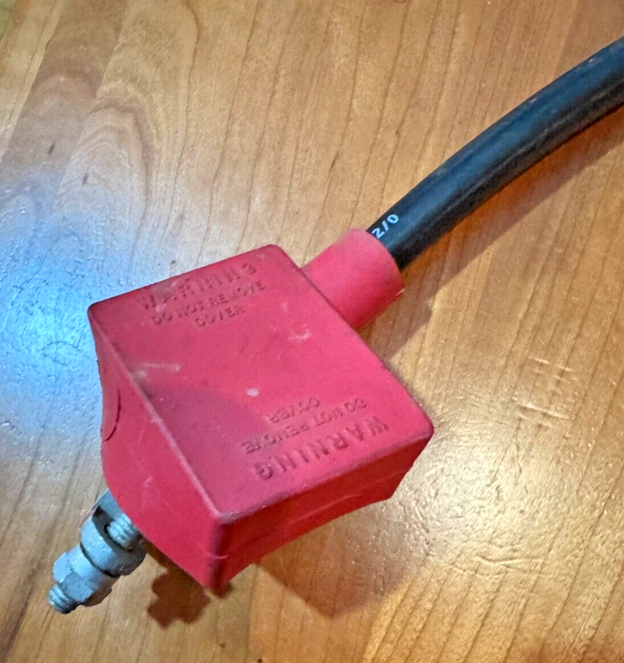 Battery Series Connection Cable 12 to 24 Volt SAE 2/0 Wire 23" Long | eBay