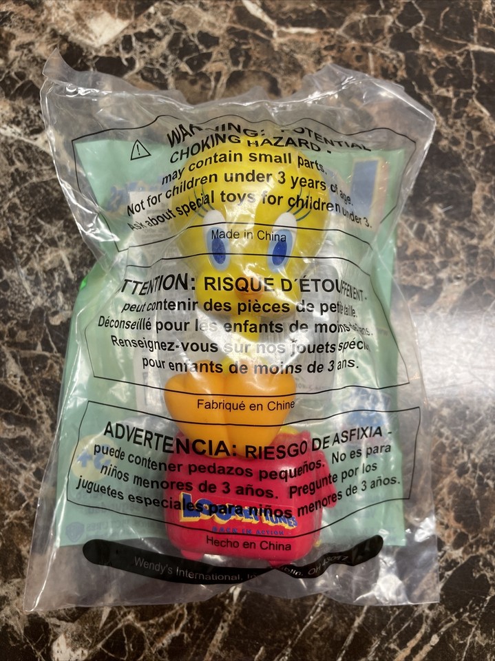 2003 Wendy's Looney Tunes Back In Action Tweety Bird Kids Meal Toy ...