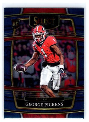 GEORGE PICKENS 2022 Select Draft Picks Blue Concourse Level Rookie #94 ...