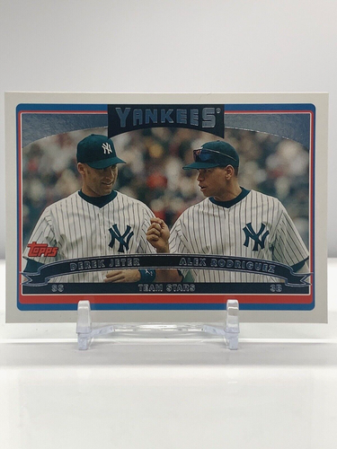 2006 Topps Baseball Team Stars Derek Jeter Alex Rodriguez #326 Yankees ...