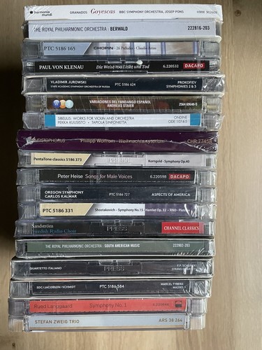 Lot of 18 SEALED SACD / Hybrid Classical Orchestral Super Audio CDs ...