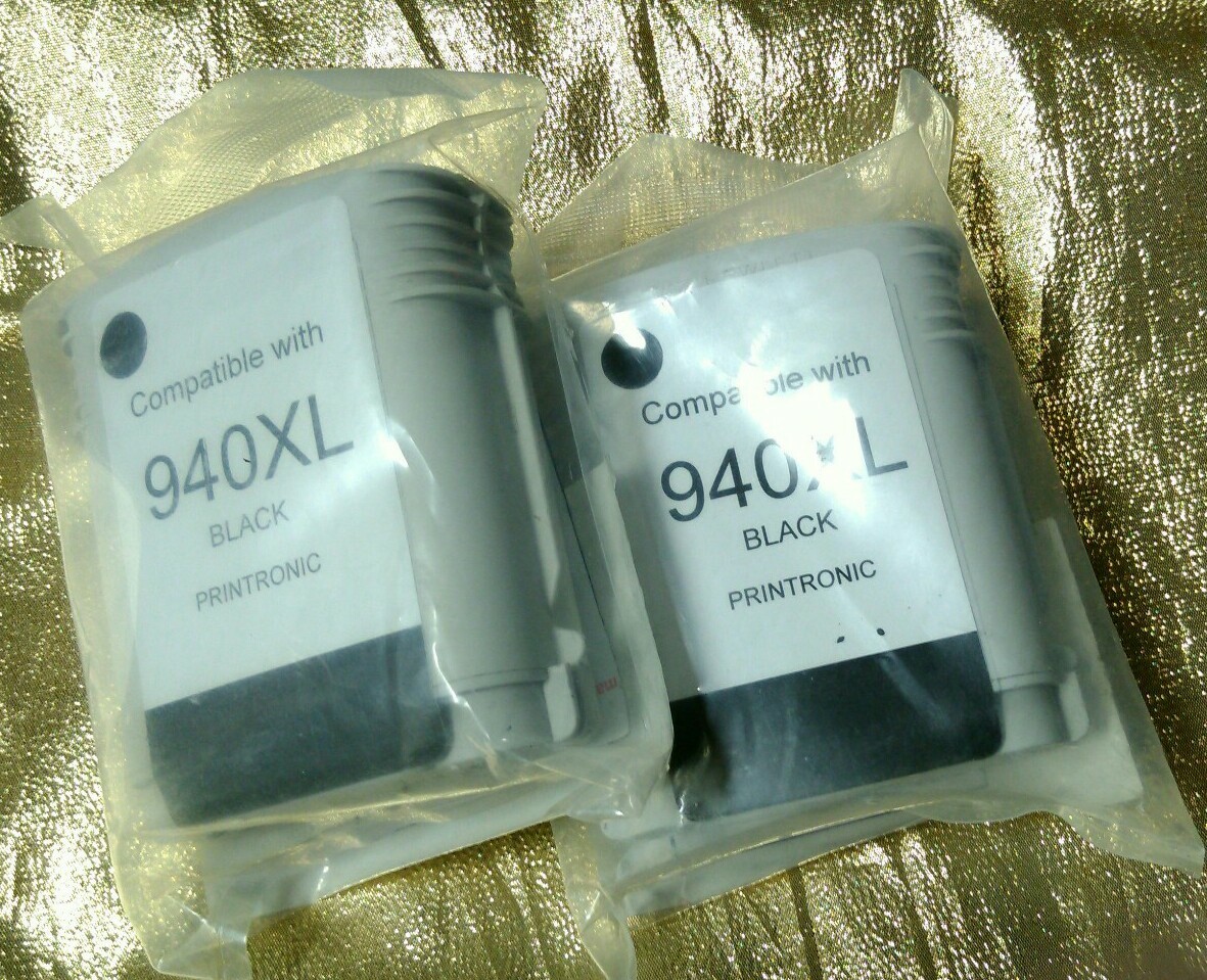 Printronic Remanufactured 940XL Black Ink 2pk | eBay