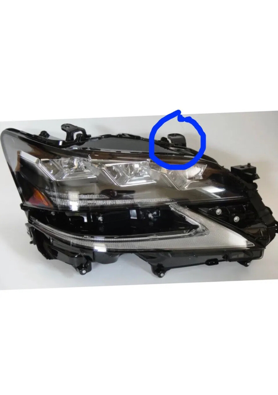 *NEW LEXUS GS350 GS450H GS200t PASSENGER HEADLIGHT TAB BRACKET 16-20 ...