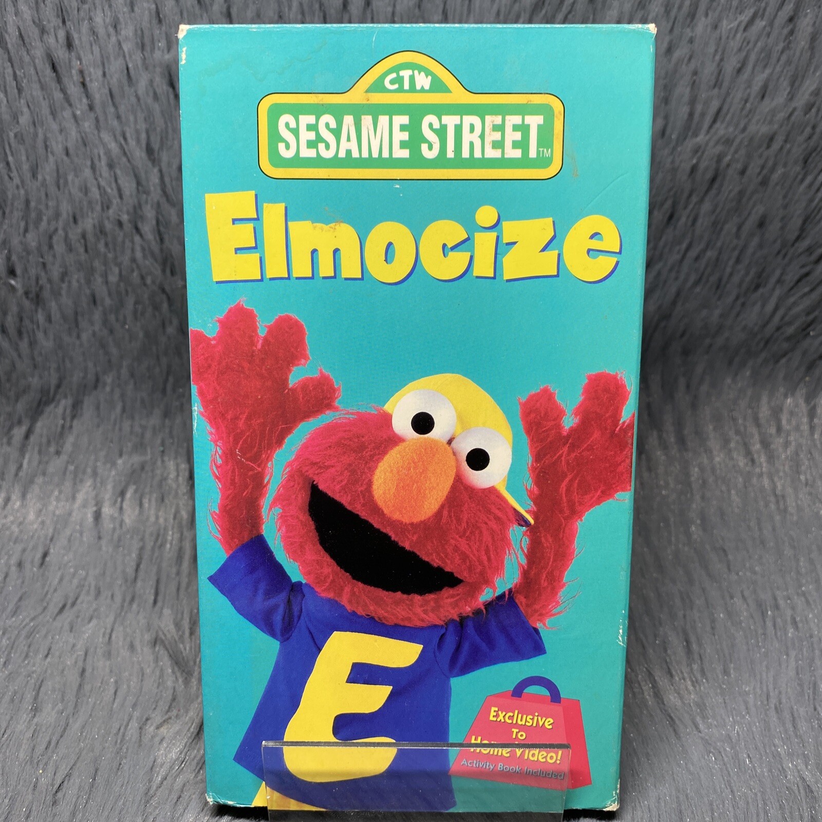 Elmocize VHS Tape 1996 Elmo Kids Video Sesame Street Exercise Workout ...
