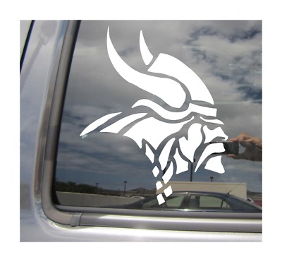 Viking Head - Vikings Scandinavia Norse Car Window Vinyl Decal Sticker ...