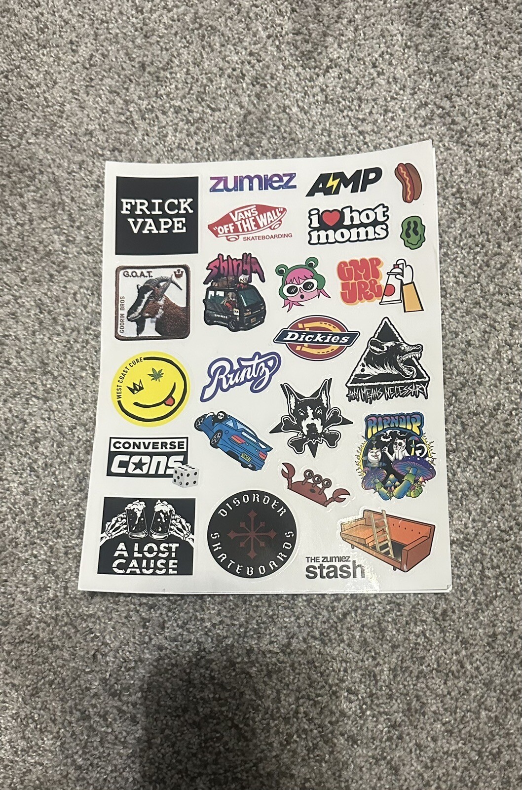 Skateboard Stickers Zumiez Lot Of 23 | eBay