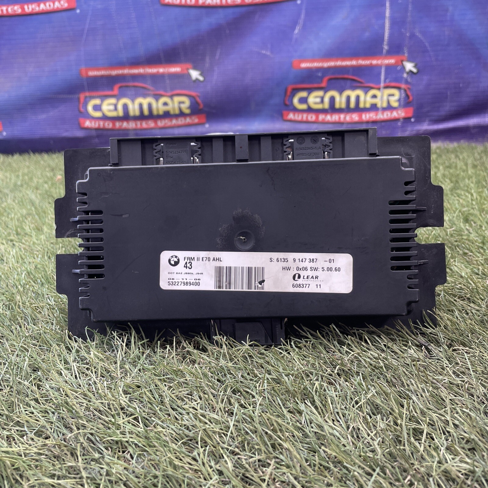 2007-2010 BMW X5 E70 LCM FRM2 AHL ADAPTIVE LIGHT FOOTWELL CONTROL 6135 ...