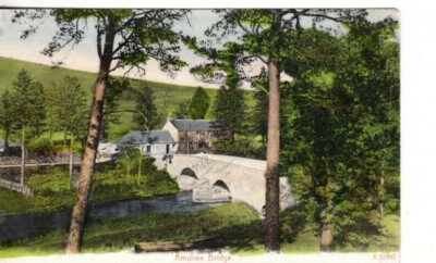 AMULREE, PERTHSHIRE - THE BRIDGE COLOUR POSTCARD (EARLY 1900s) * | eBay