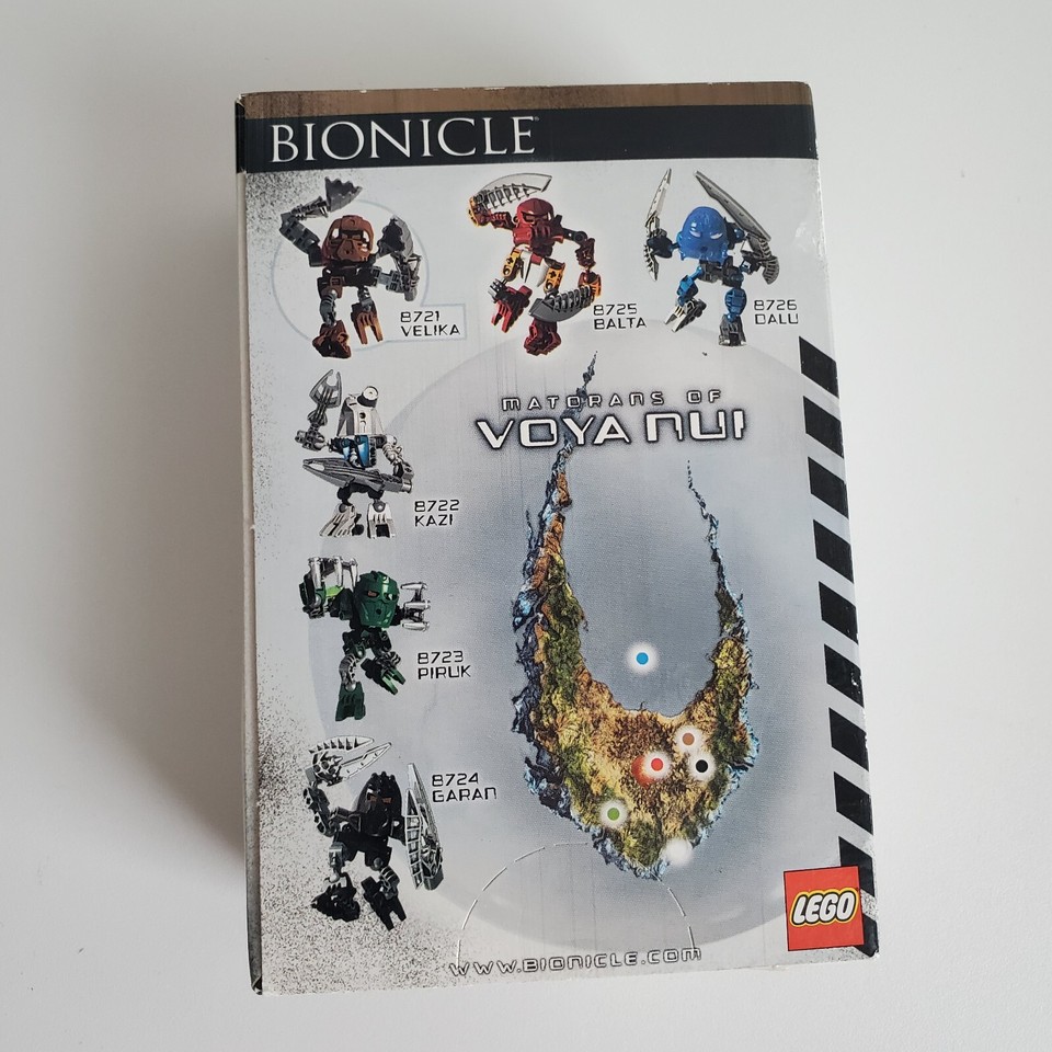 Lego Bionicle Matoran Voya Nui Velika Set 8721 NEW Sealed Complete BOX ...