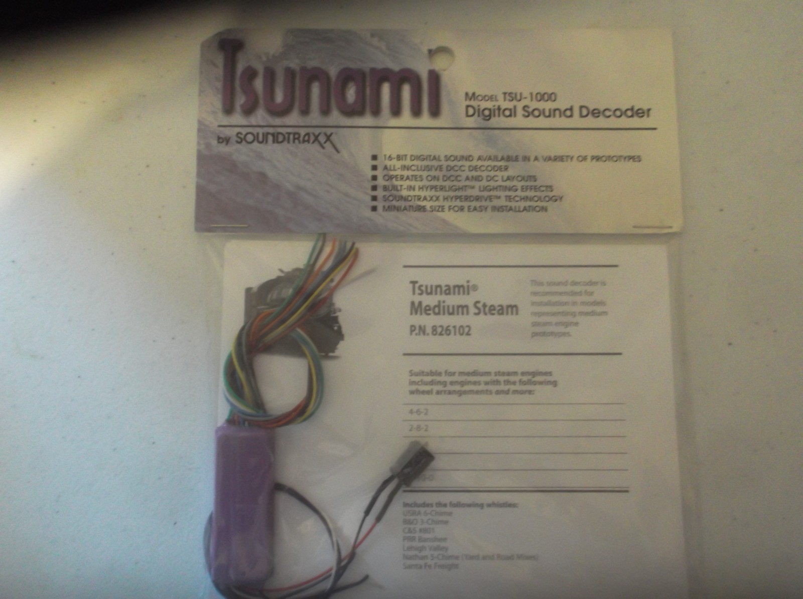 SOUNDTRAXX TSUNAMI TSU-1000 Steam DCC Decoder No Reserve !! | eBay UK