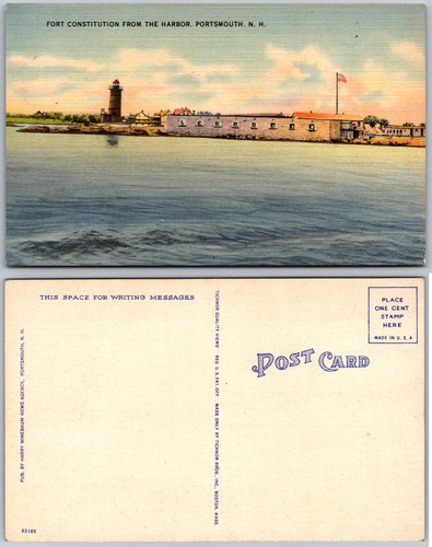 Fort Constitution Harbor Portsmouth NH Postcard | eBay