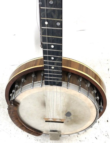 FTM 5-String Resonator Banjo Bluegrass Student Model Wood Body Dot ...