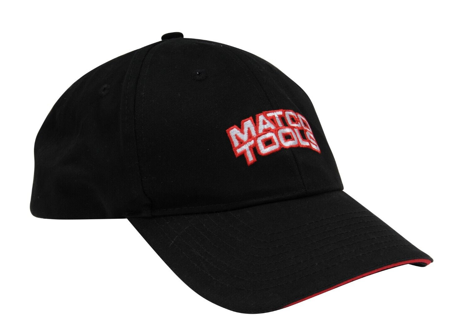 Matco Tools Black Red White Spell Out Logo Hat Adjust… - Gem