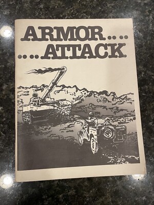 Original Armor Attack Arcade Operation And Maintenance Manual By ...