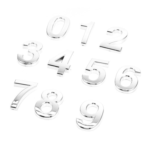 10 Pcs Number Removable Stickers Self Adhesive Numbers | eBay