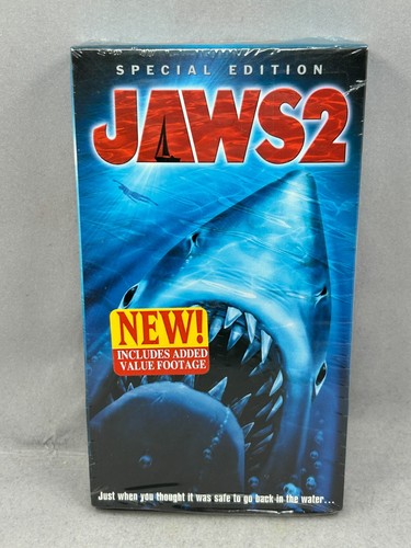 Jaws 2 Special Editon (VHS, 2001 ) New / Factory Sealed | eBay