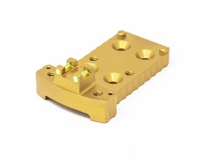 1911 RMR Base Plate (Trijicon Style) -Light-Weight Aluminum -Gold ...