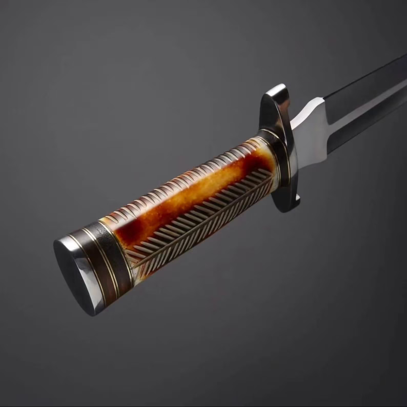 Custom Handmade D2 Steel Dagger Knife with Beautiful Bone Handle ...