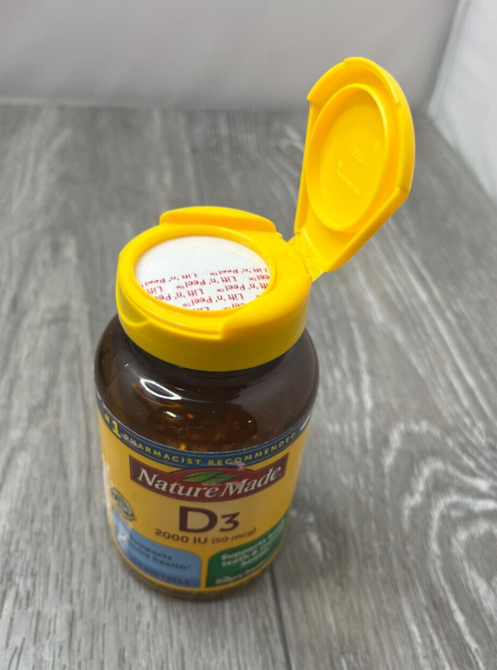 Nature Made D3 2000 IU (50mcg) 250 Softgels Exp 8/26 NEW OTHER | eBay