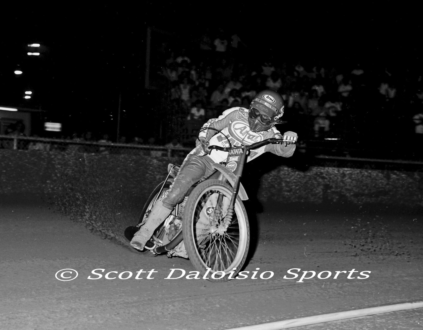 1980S Dangerous Dubb Ferrell 8 X 10 IMS Speedway Motorcycle Racing ...