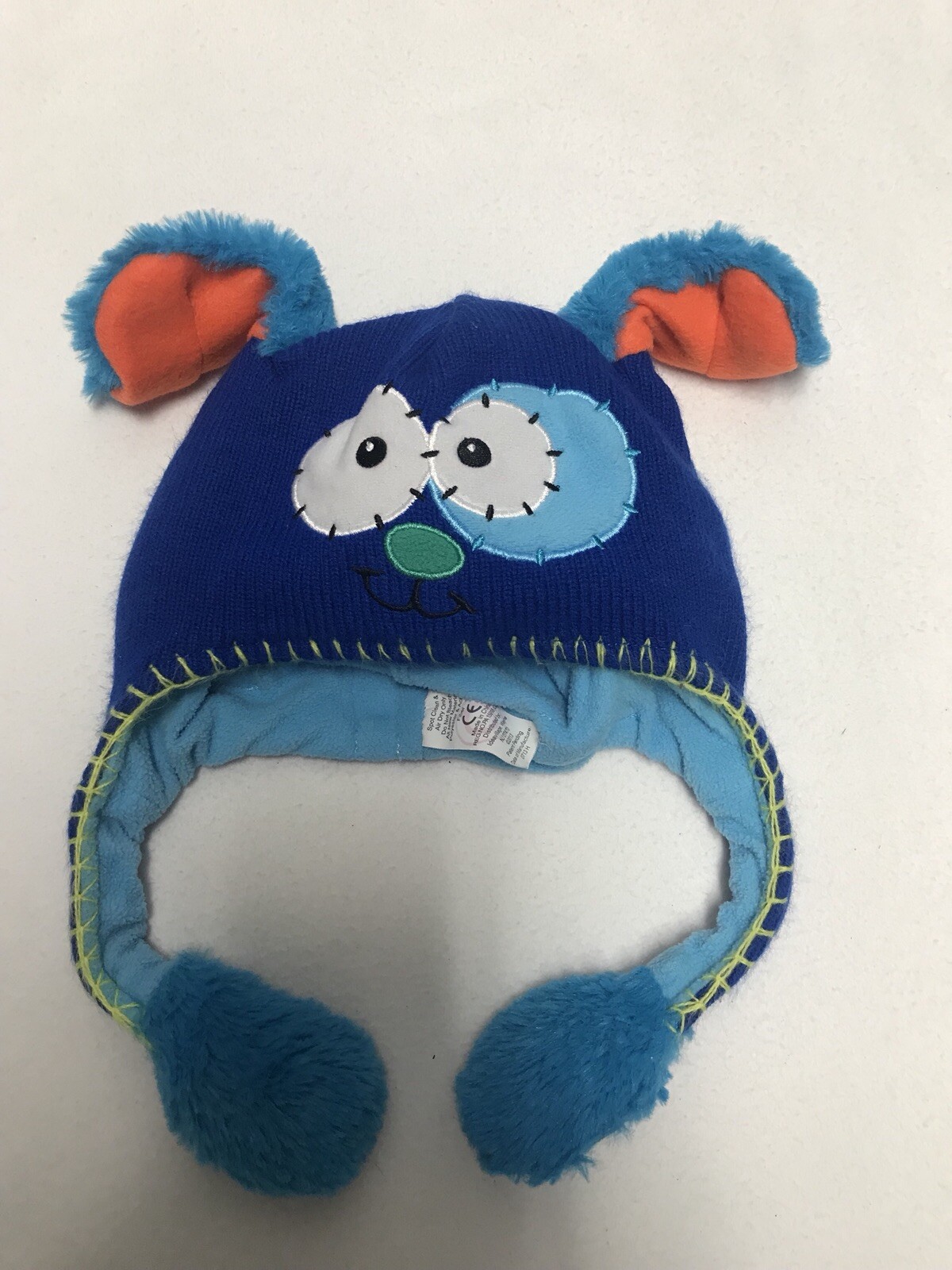 Flipeez Kid Blue Puppy Knit Beanie Hat | eBay