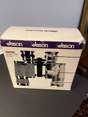 VINTAGE JASON EMPIRE BINOCULARS MODEL 219F. 8 x 40. W Slight Vision ...
