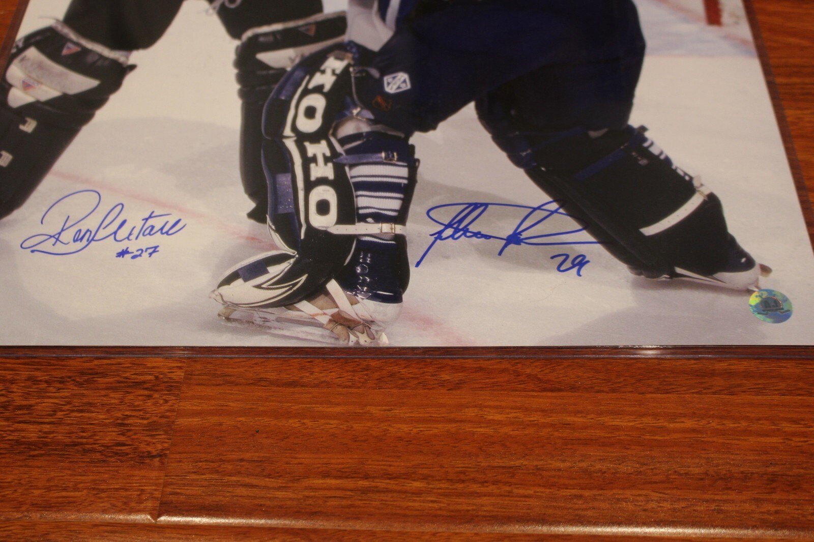 Ron Hextall & Felix Potvin Dual Signed NHL Fight Photo 16x20 COA | eBay