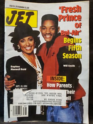 Jet Magazine Issue September 19 1994 Fresh Prince Of Bel-Air Will Smith ...