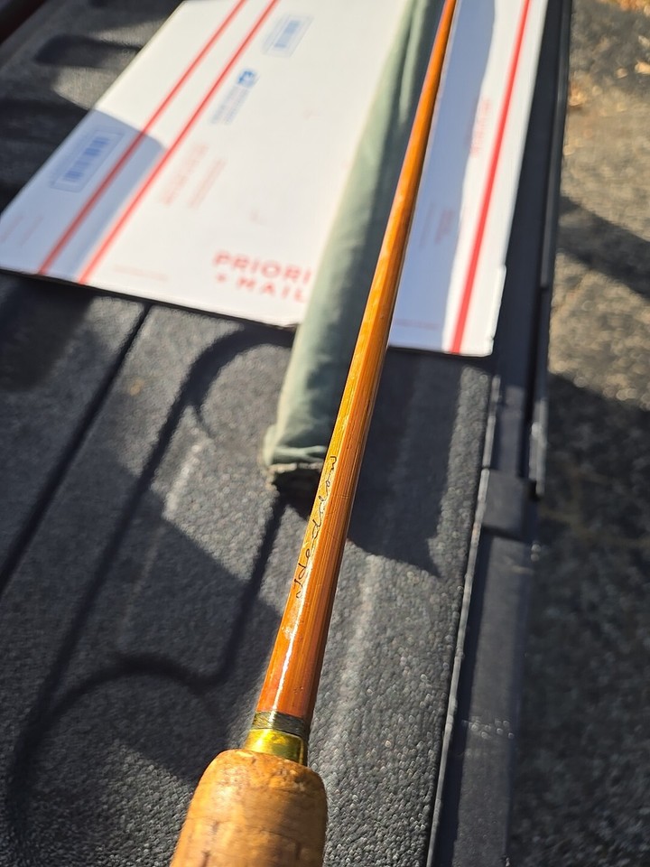 Heddon #8 bamboo fly rod 9' 2 1/2F, 3 Piece Fly Rod, Great, 9 Foot | eBay
