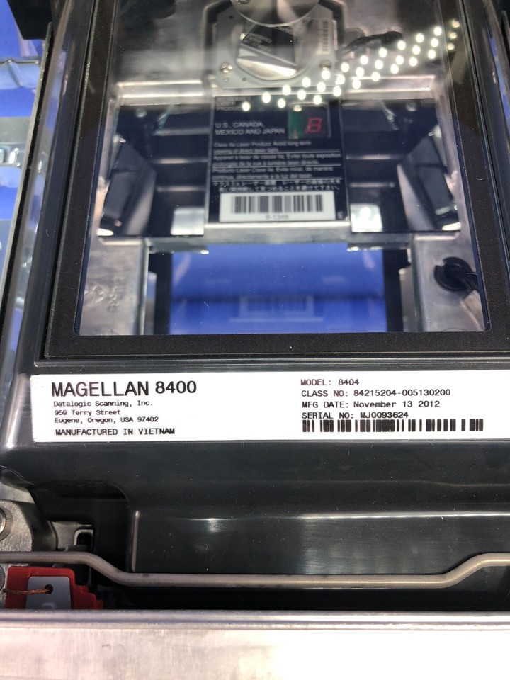 Datalogic Magellan Scanner Scale 8400 Short In-Counter Model 8404 w ...