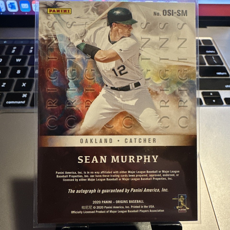 2020 Panini Chronicles Sean Murphy Auto /15 Rookie Silver Ink SSP ...