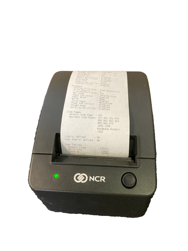 NCR 7197-6001 Thermal Receipt Printer, Charcoal | eBay