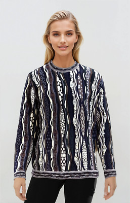 Geccu 3D Multi Colour Merino Wool Sweater Knitwear Jumper | eBay Australia