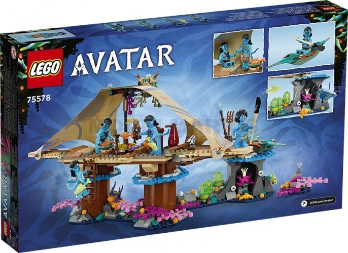 Lego 75578 Lego Avatar - The Coral House of Metkayina 5702017421902 ...