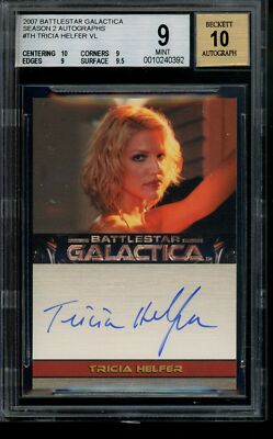 2007 Battlestar Galactica S2 Autograph Tricia Helfer Very Limited Auto ...