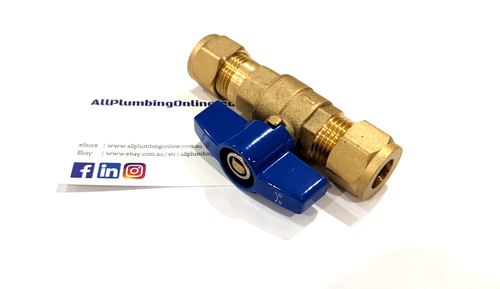 APO Quarter Turn ½" 15mm Duo Non Return Isolation Ball Valve ...
