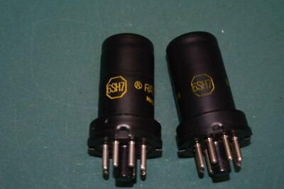 6SH7 Raytheon NOS NIB Audio Receiver Metal Vacuum Tube Tested Pair | eBay