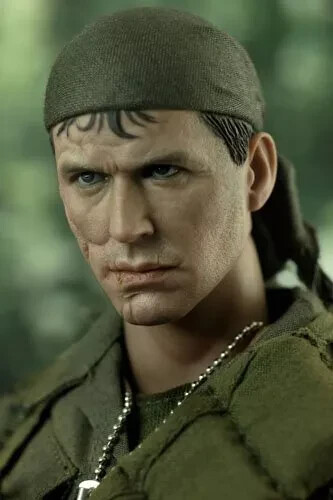 Hot Toys Movie Masterpiece Platoon Bob Barnes Sergeant 1/6scale Action ...