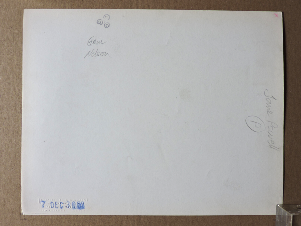 Jane Powell & Gene Nelson dancing original leggy coloured portrait ...