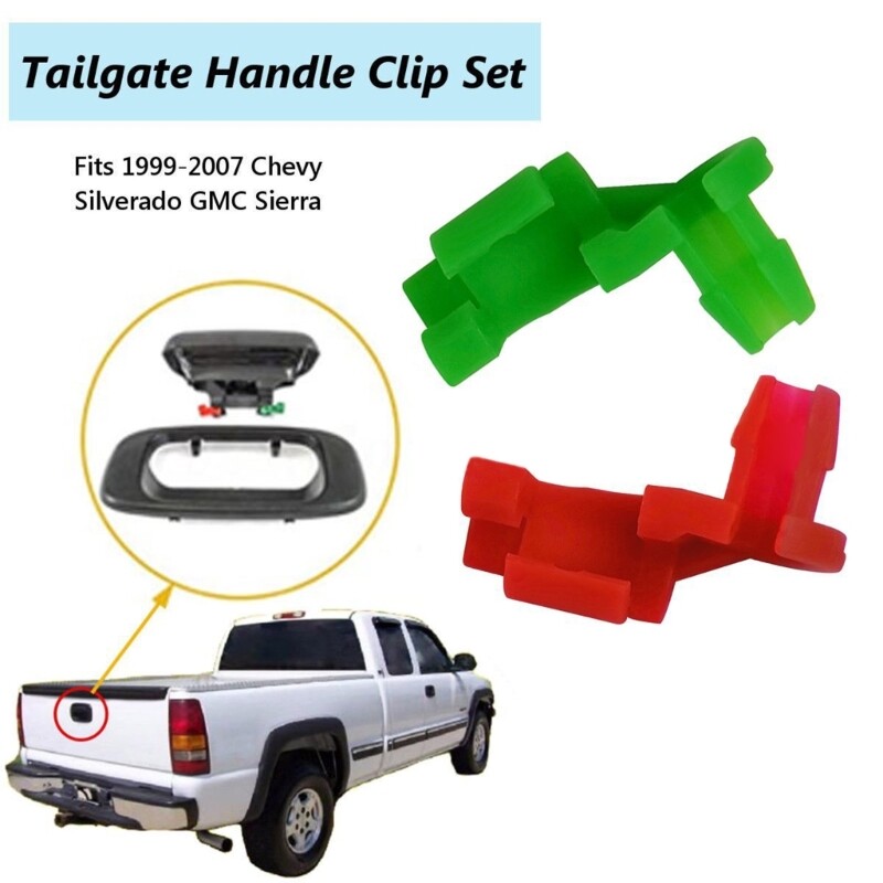 Tailgate Handle Rod Clip Tail Gate Assembly Direct Replacement Set of 5 ...